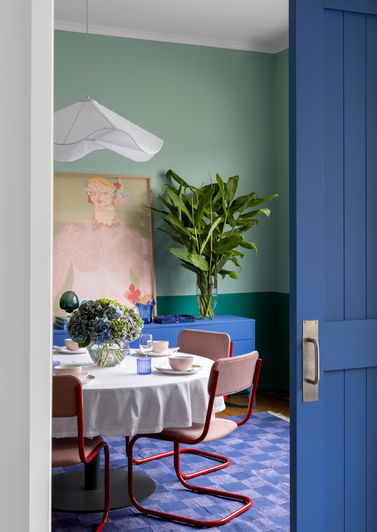 A playful and exciting revamp for a mundane dining room - The Interiors ...