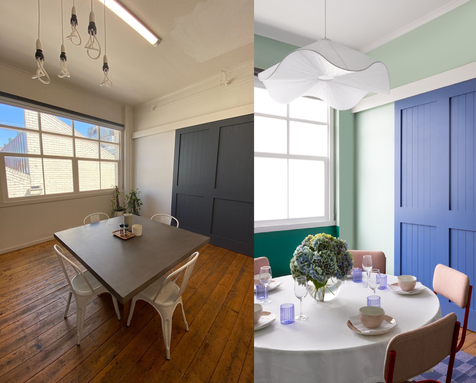 A playful and exciting revamp for a mundane dining room - The Interiors ...