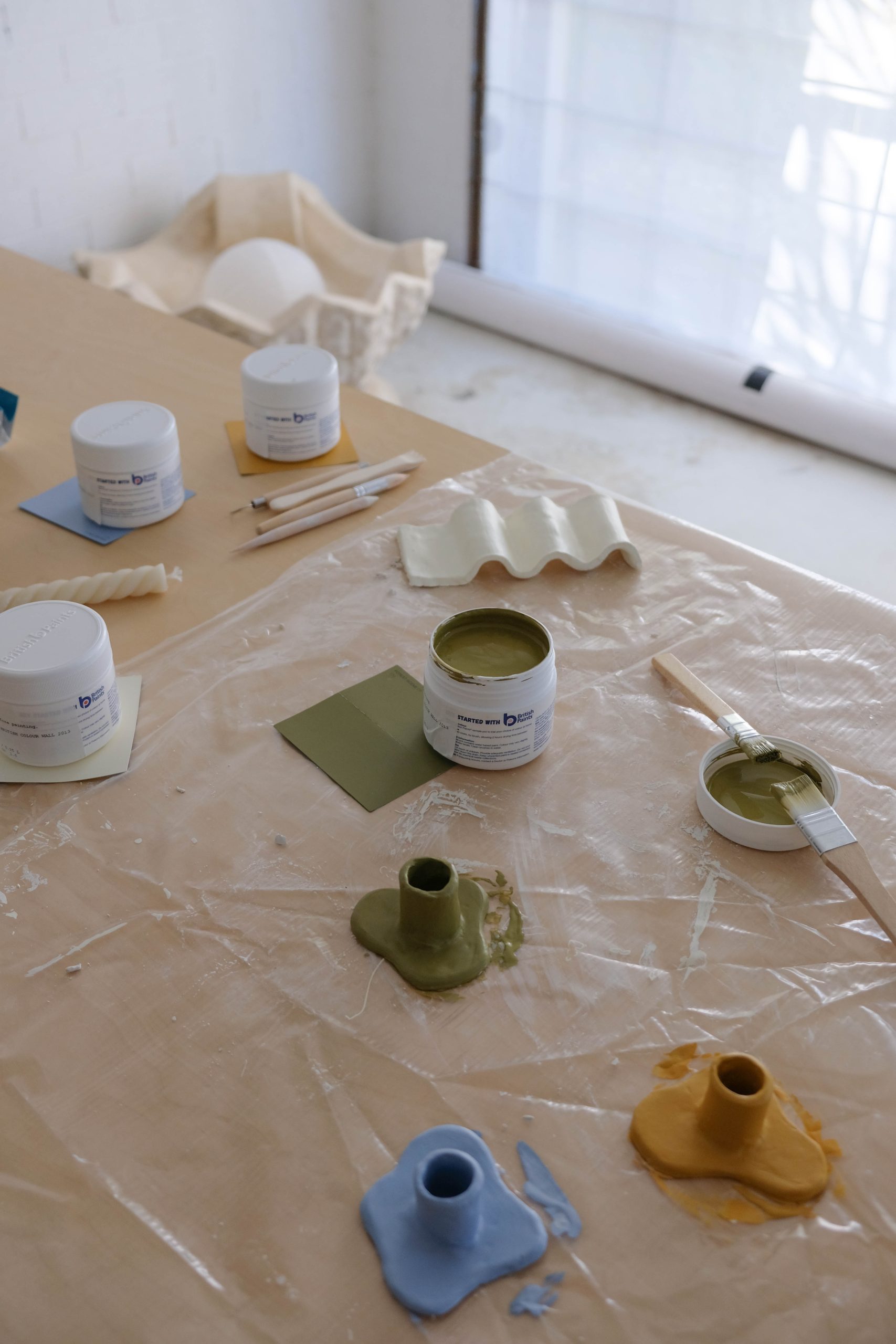 How to create vignette worthy decor using paint sample pots - The ...