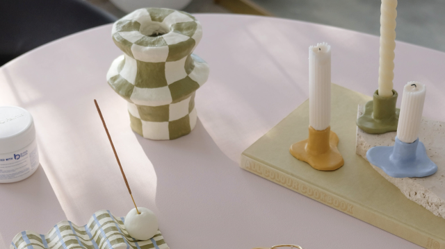 How to create vignette worthy decor using paint sample pots - The ...