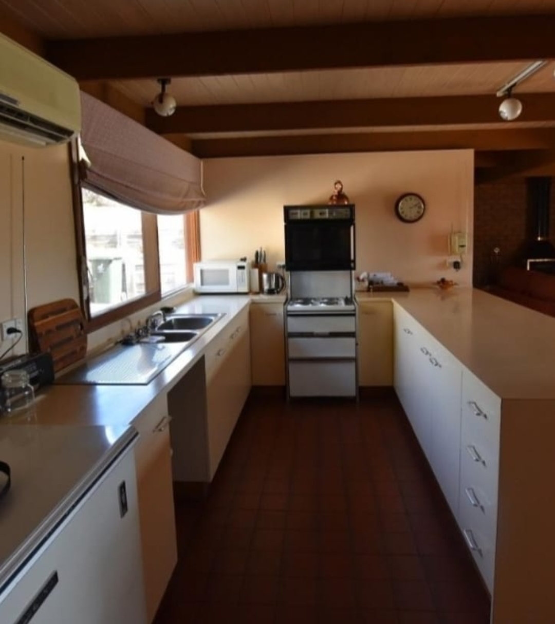 DIY kitchen makes feature of support beam with recycled brick - The ...