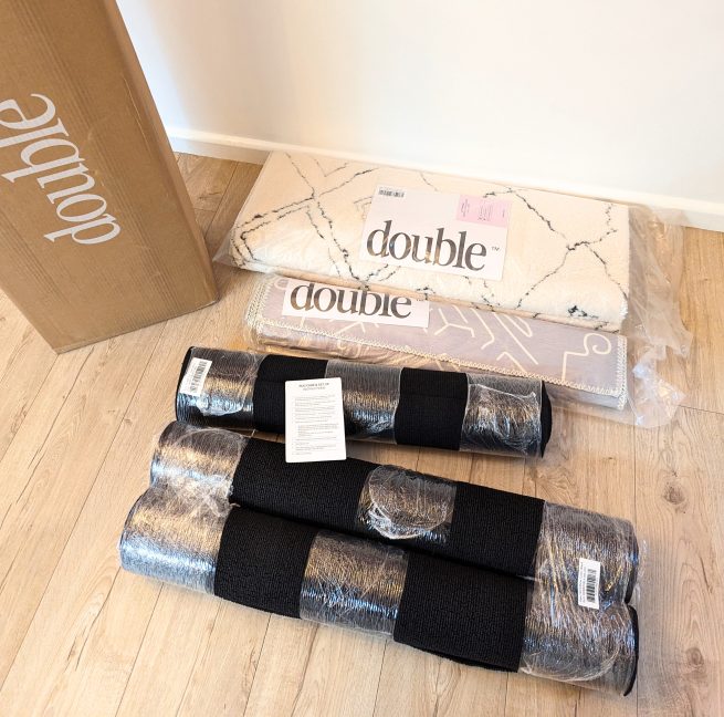 New double layered rug lets you easily remove the top and wash it - The ...