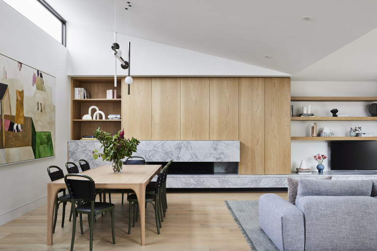 Living and dining makeover is "beautiful and gritty". - The Interiors ...