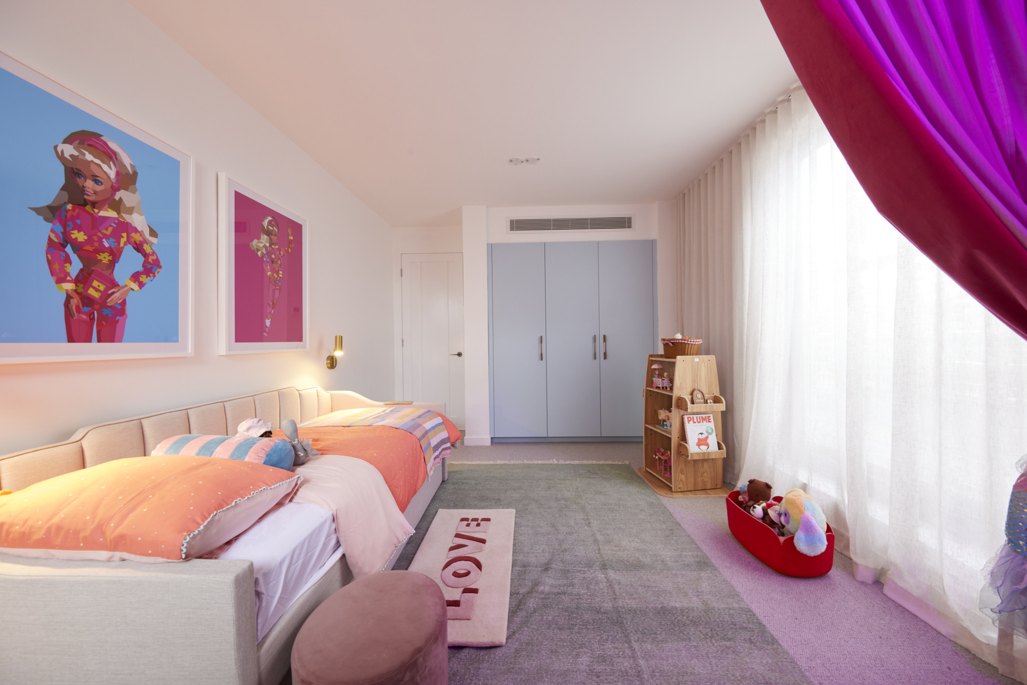 Two kids rooms each revealed on The Block - The Interiors Addict