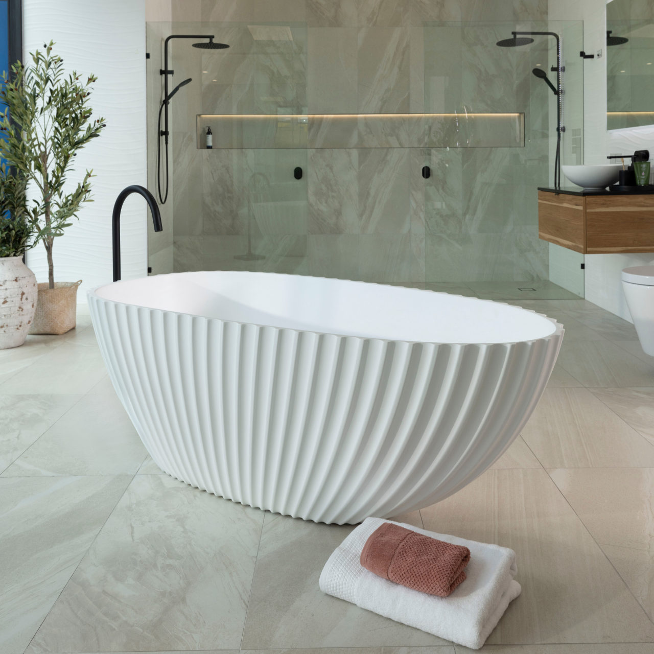 Australian bathroom trends: A pink bath, fluted tiles and more - The ...