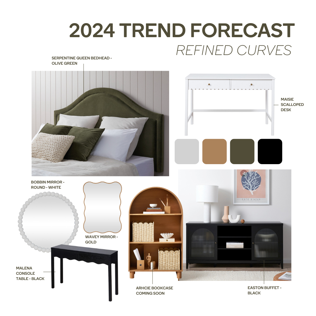 2024 interior design trends: curves, creativity & colour - The ...