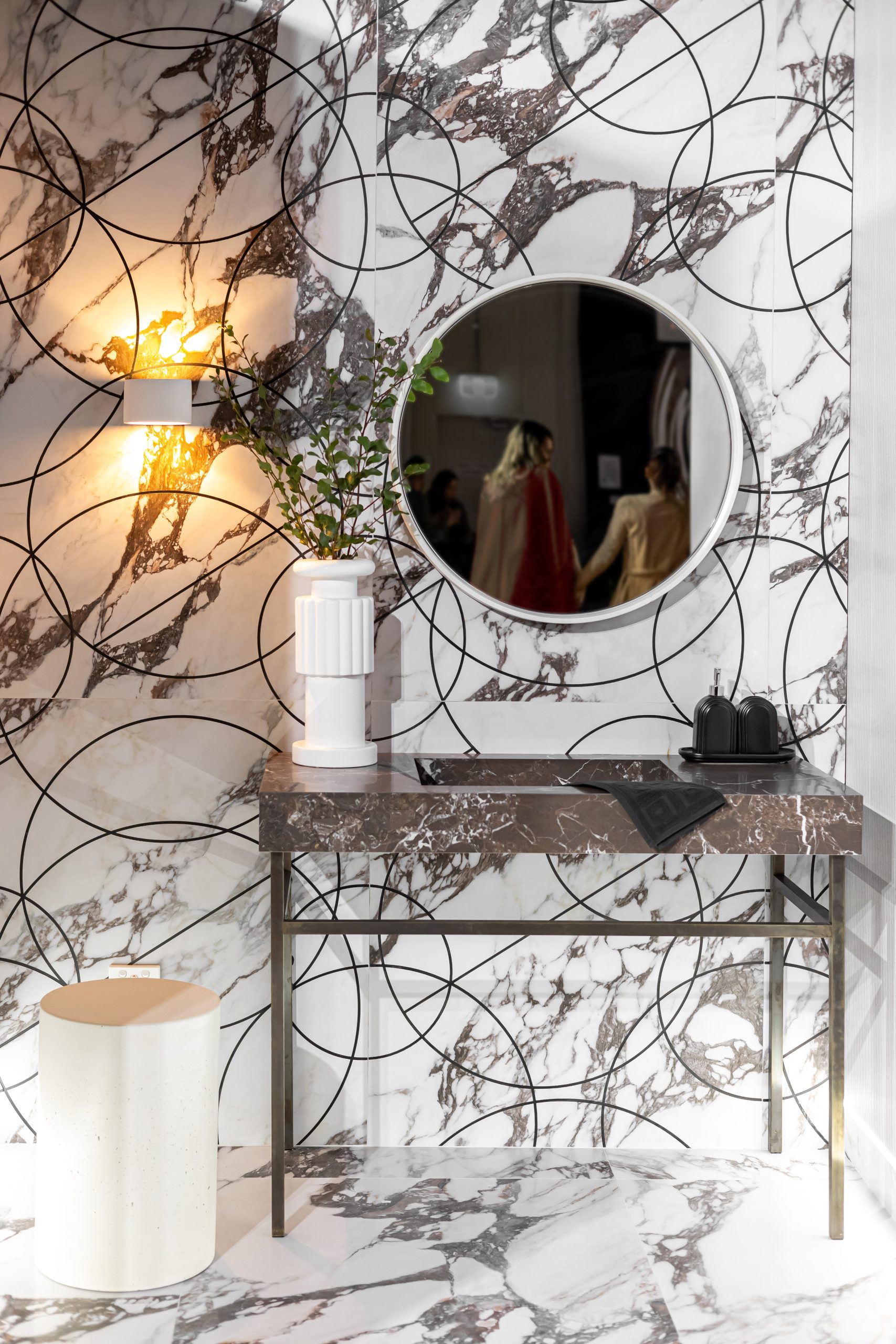 Stunning brass-inlaid porcelain tiles the star of new collab - The ...