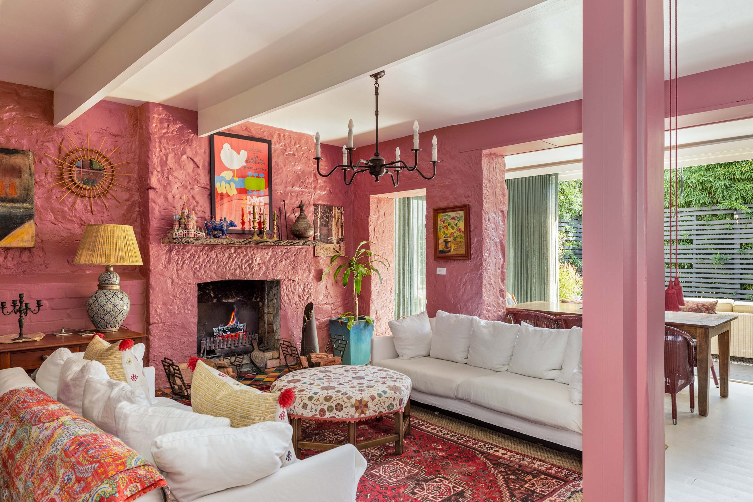 The most charming pink house full of heart - The Interiors Addict