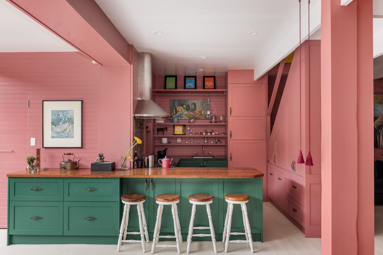 The most charming pink house full of heart - The Interiors Addict