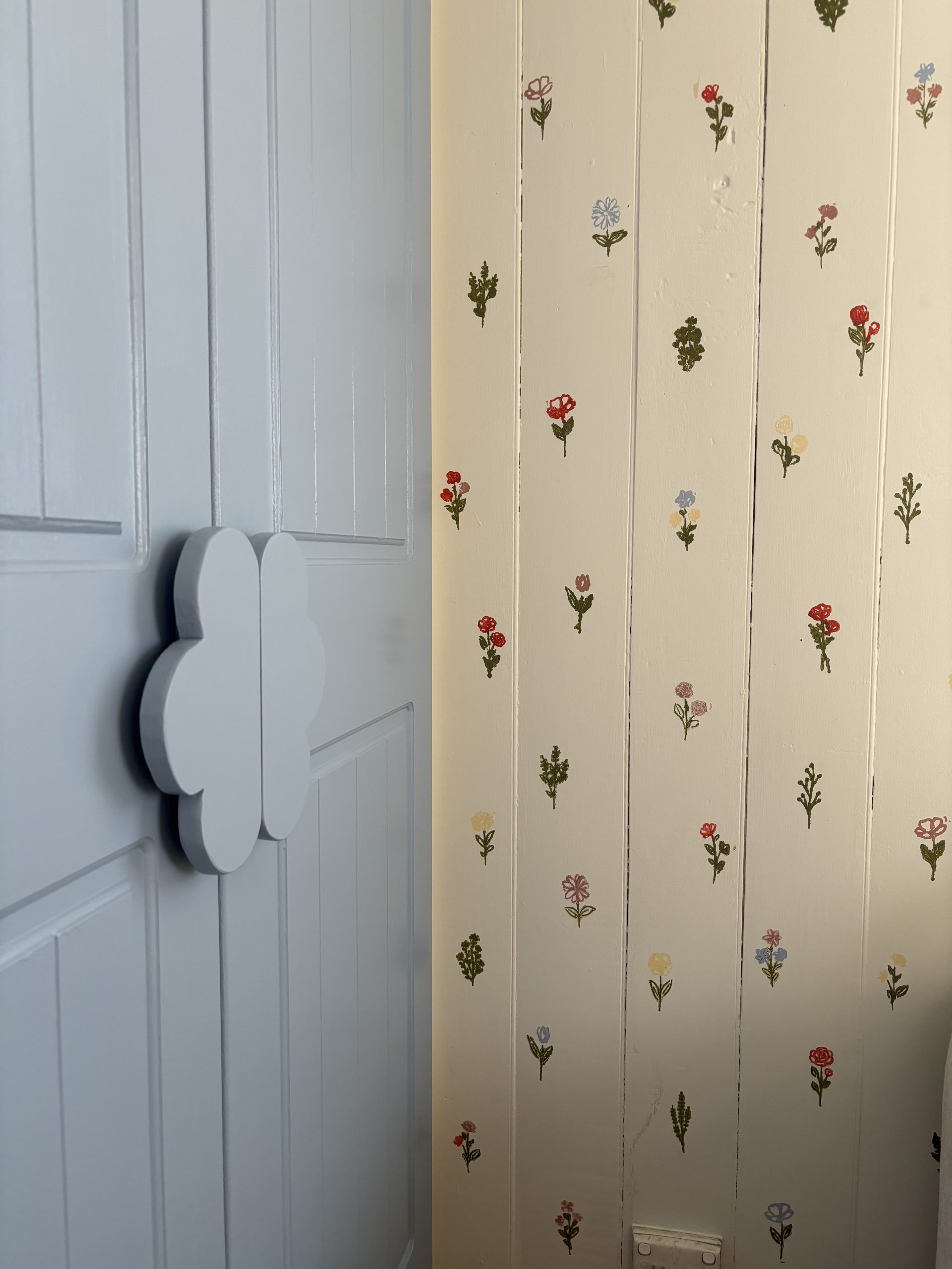 Stunning blue wardrobes the star of DIY nursery project - The Interiors ...