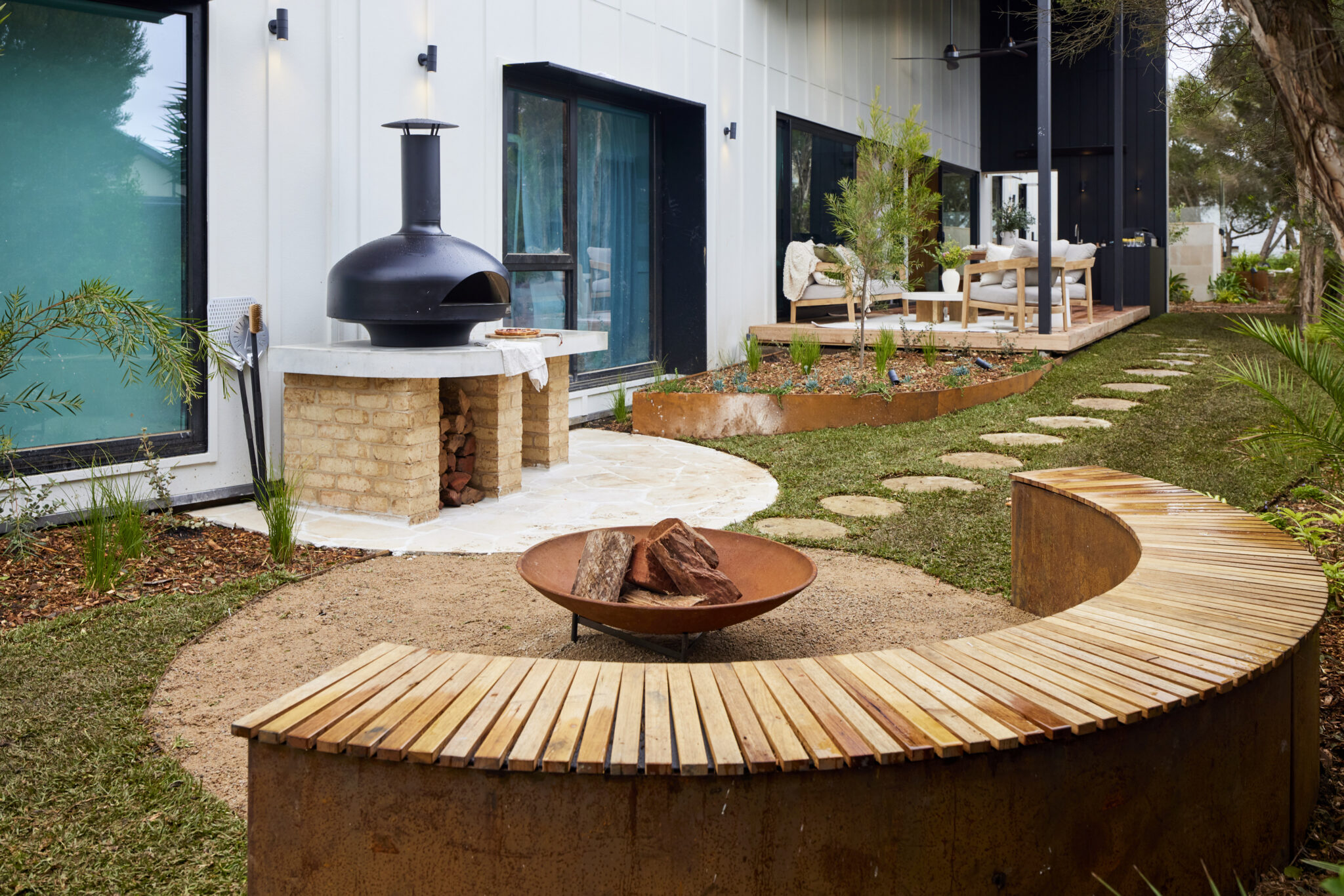 Basketball courts, plunge pools and more: the Block backyards - The ...