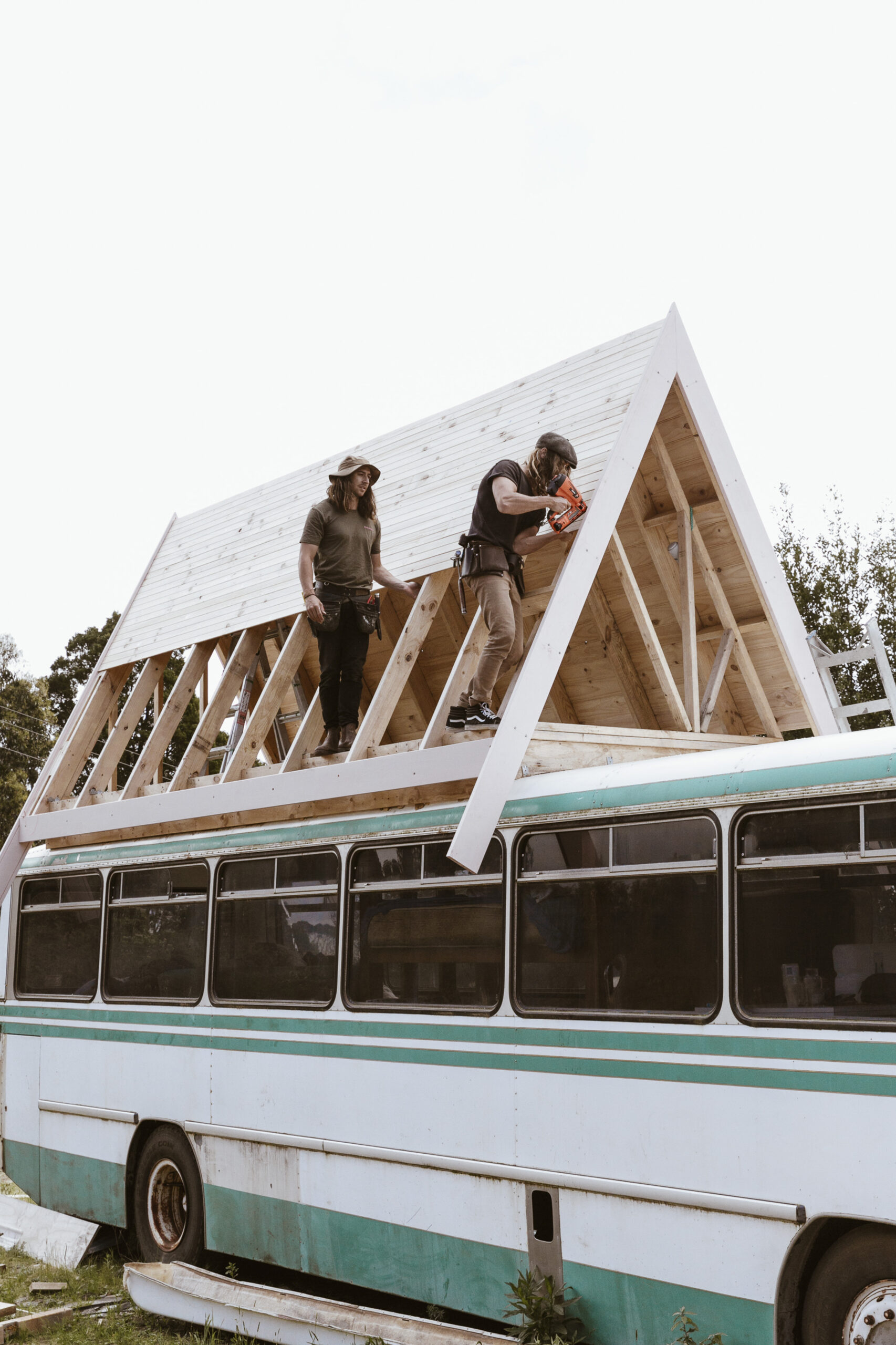 Bus conversion: creative friends who created a quirky weekender - The ...