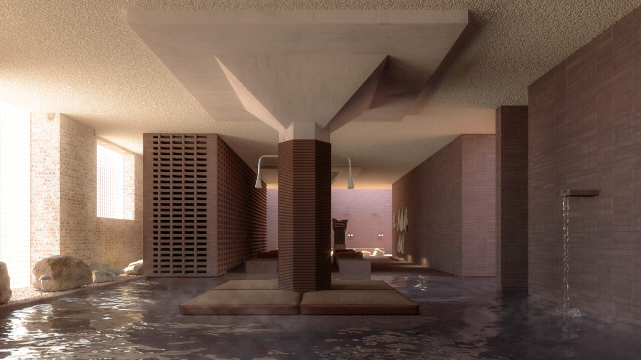 Luxury modern bathhouse to open in Sydney warehouse - The Interiors Addict