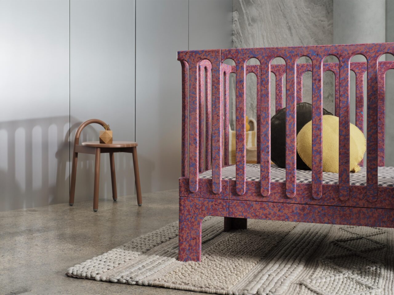 The stylish new cot made from 100% recycled plastic - The Interiors Addict