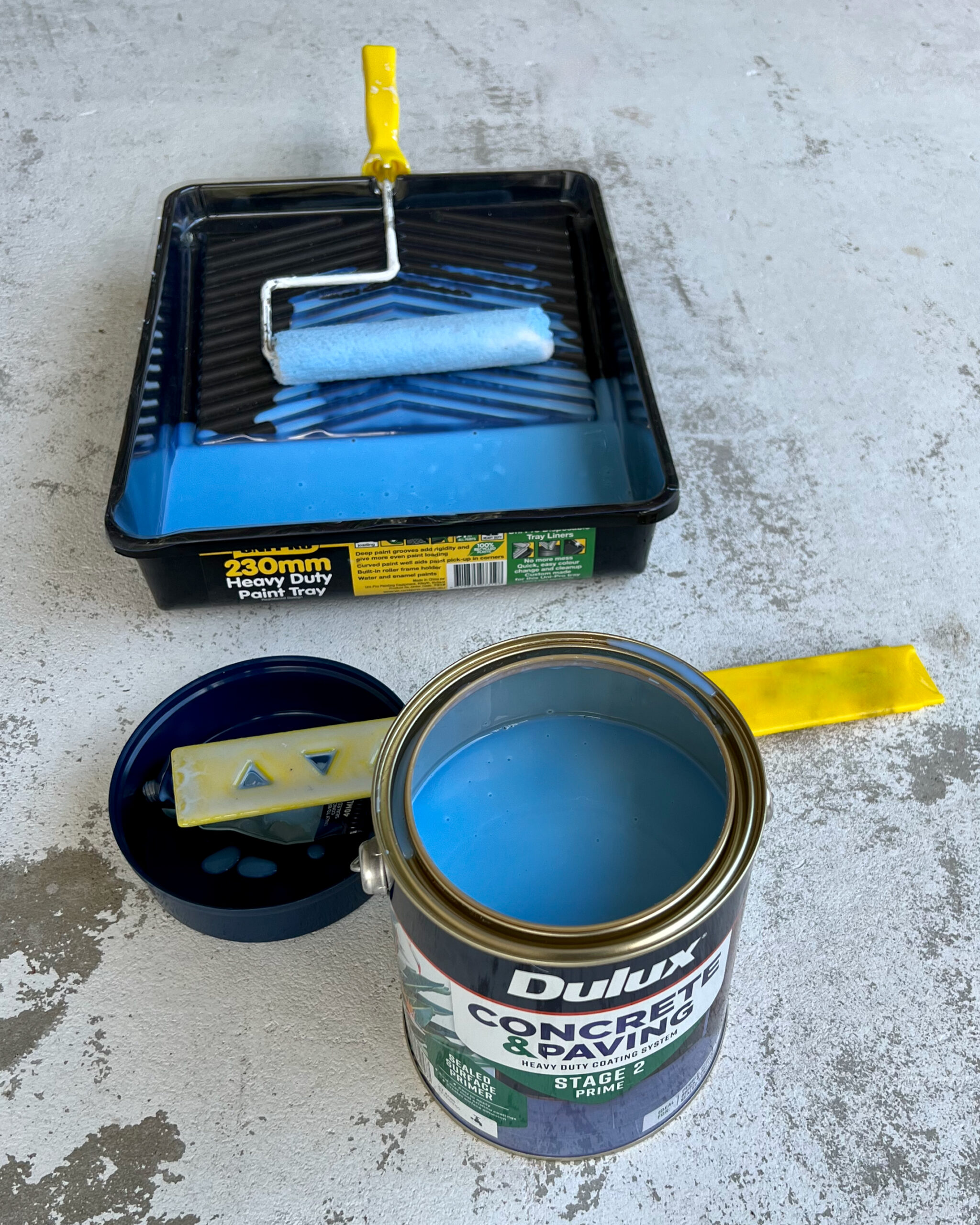From carport to entertaining area with a clever paint technique - The ...