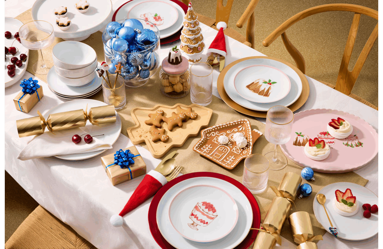 3 styles for a festive Christmas table found at Big W - The Interiors ...